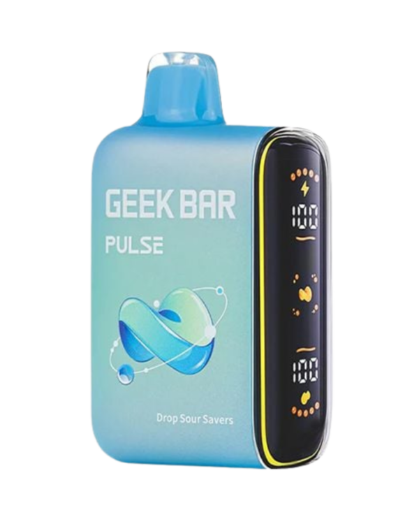 GEEK BAR PULSE DISPOSABLE 15K PUFF DROP SOUR SAVERS - Vybrant
